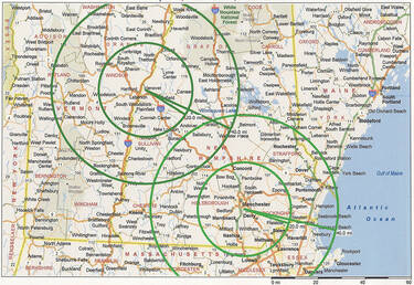 Air Service Area Map | DHART | DHMC and Clinics
